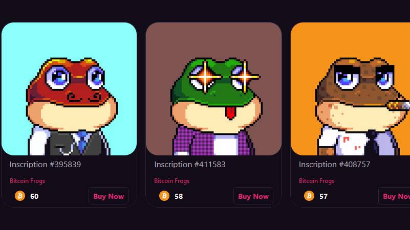 NFT : le volume de trading de Bitcoin Frogs surpasse BAYC - Coins.fr